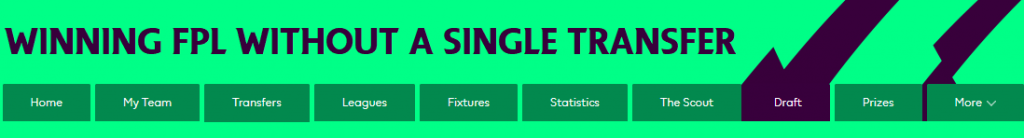 Winning in FPL Without Making a Single Transfer - The VideoScope